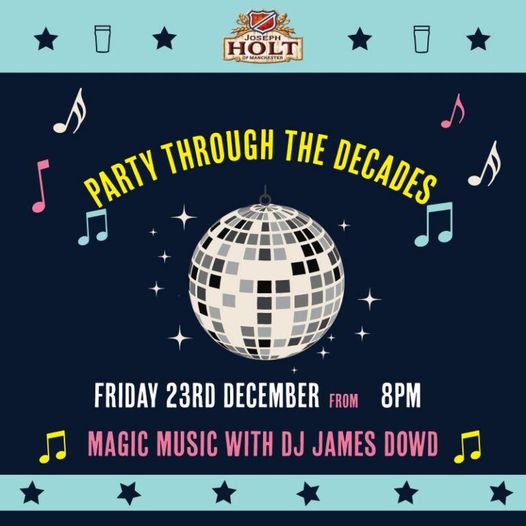 Party Through The Decades - Fri 23rd December - The Roebuck