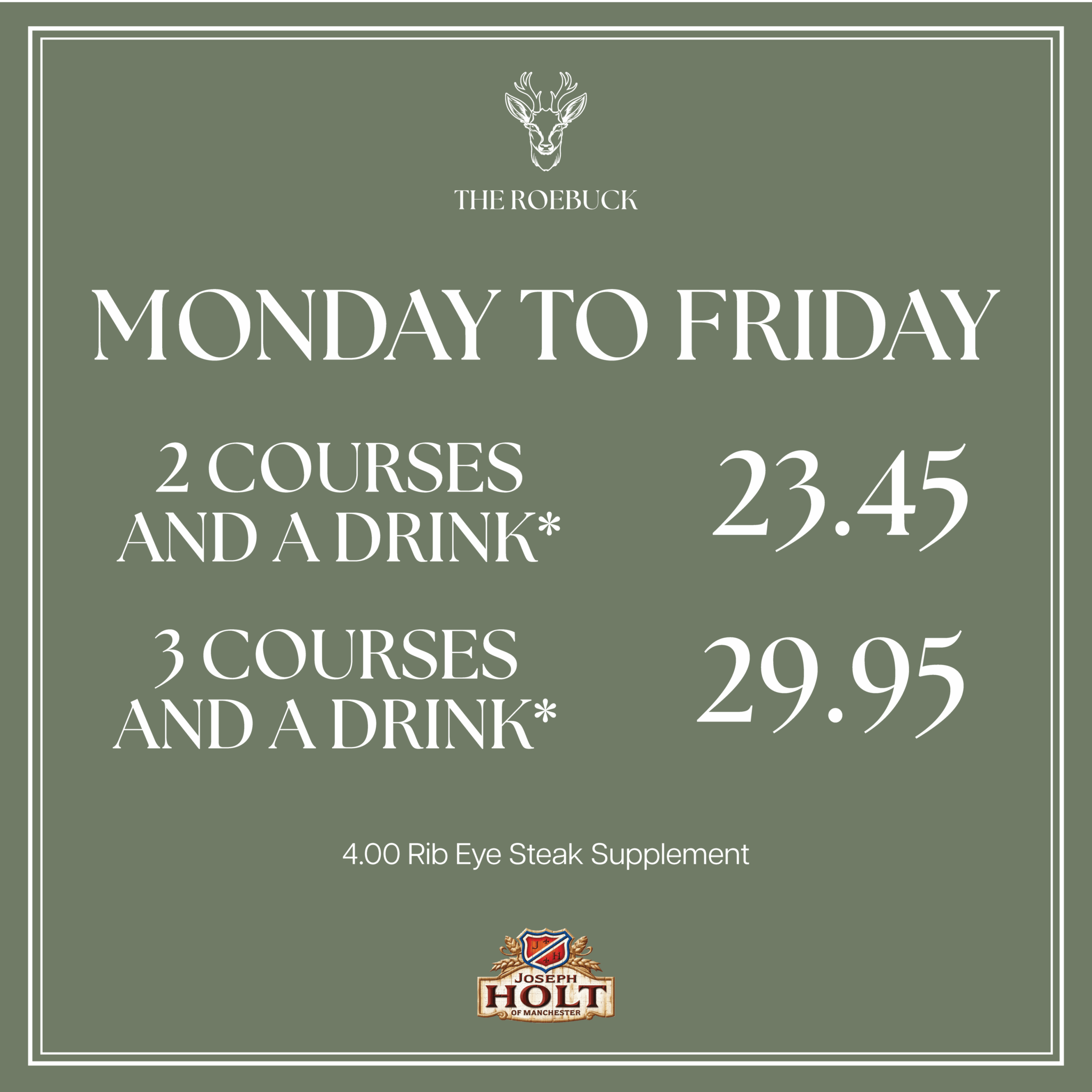 The Roebuck, Alkrington - Joseph Holt