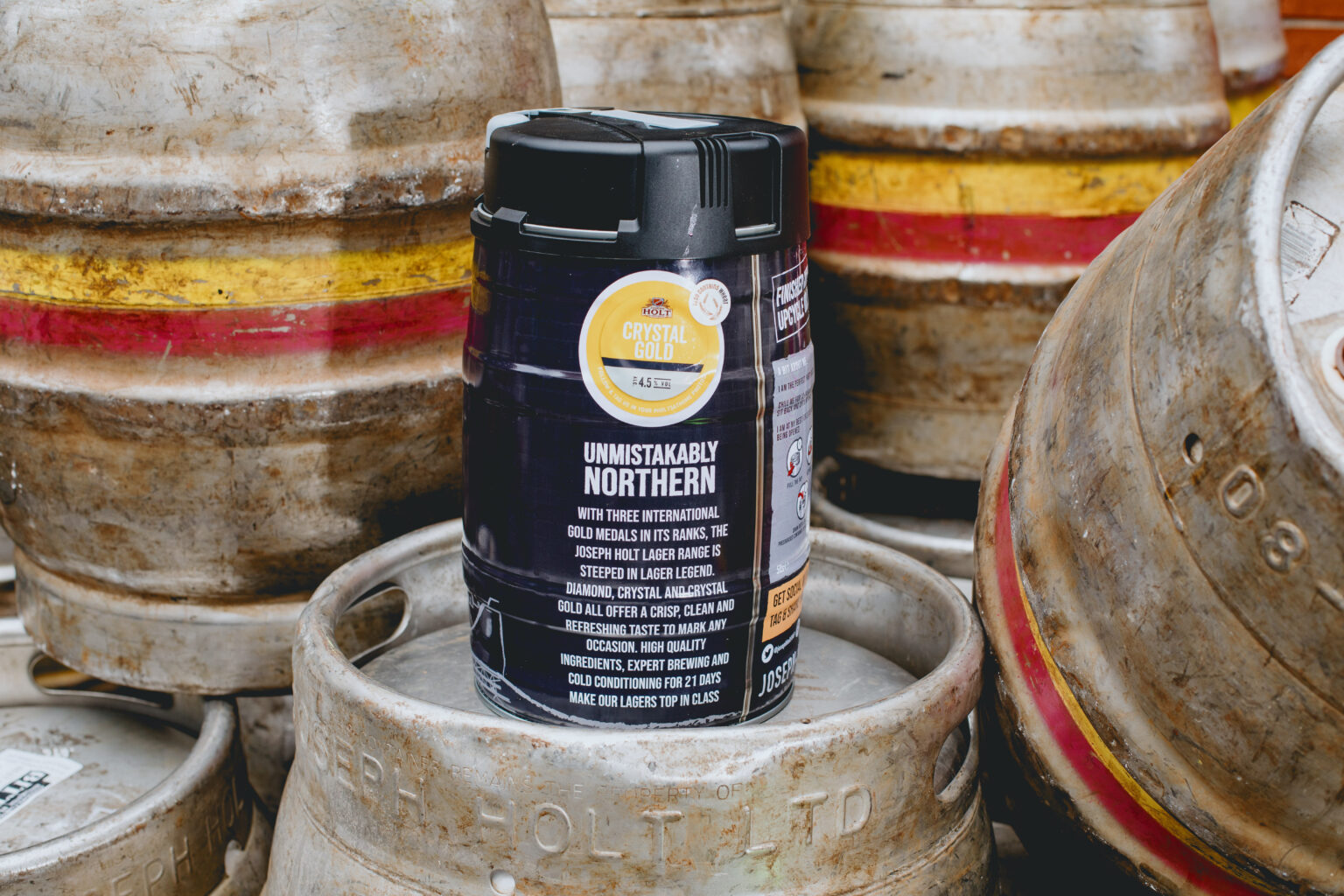 Crystal Gold Lager 5L Mini Keg - Joseph Holt