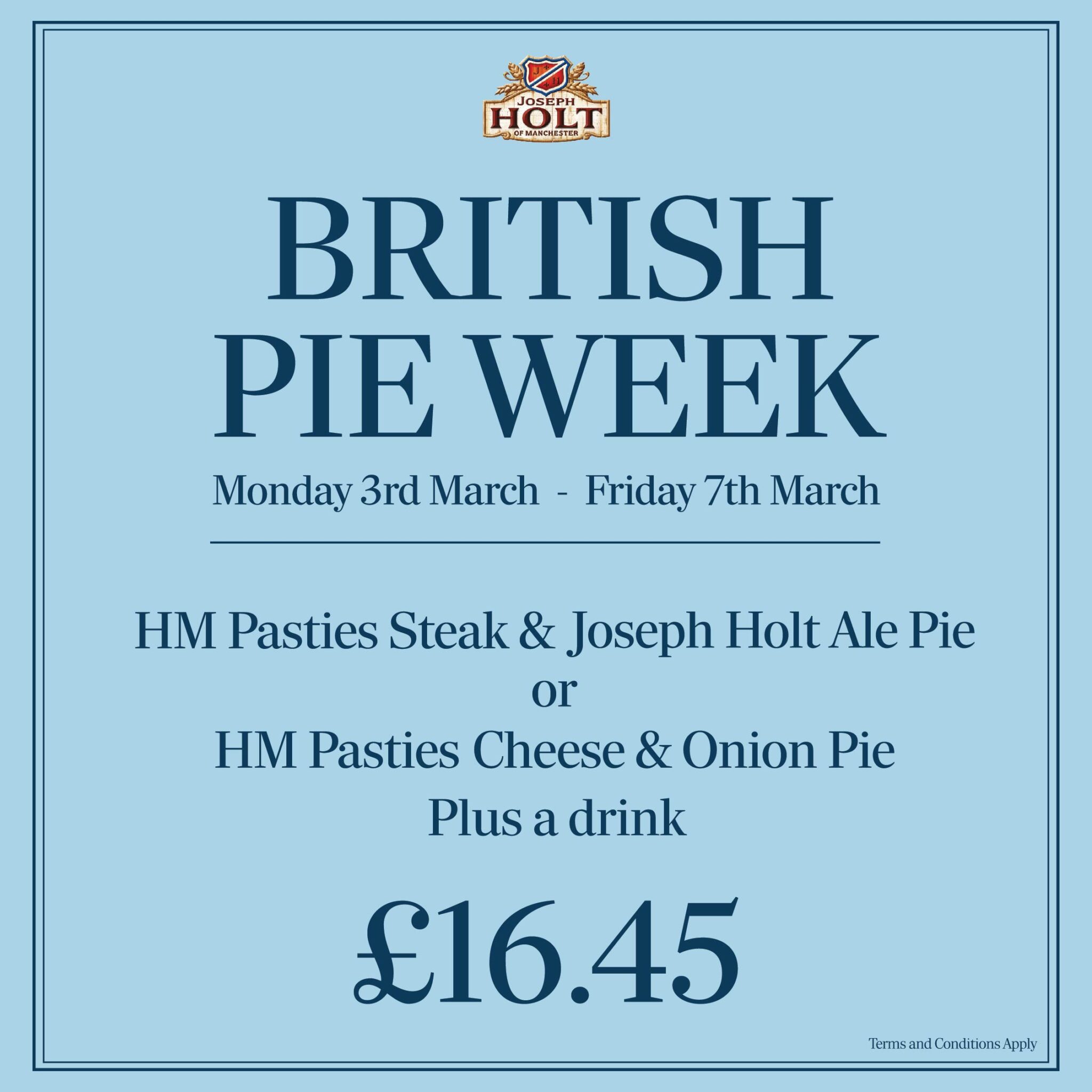 British Pie Week - Joseph Holt